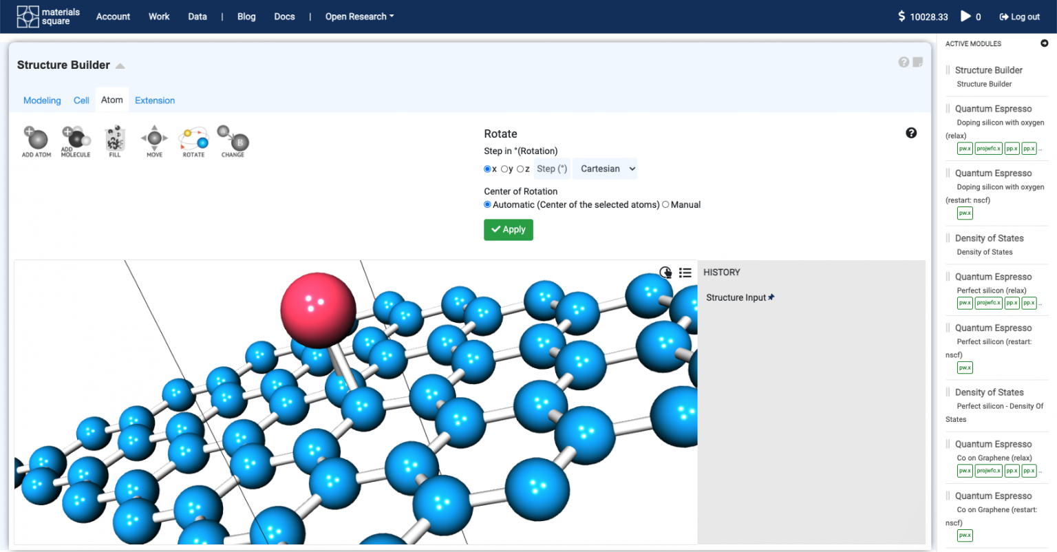 Materials Square | Service | Virtual Lab Inc.